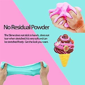 10 Pack Butter Slime Kit for Girls, Putty for Kids, Scented Cloud Slime, Dope Slimes Pack, Cute Water Slime, Peachybbies Slime, Ice Cream Slime, Surprise Silme Toys for Girls and Boys 10-12