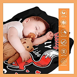 Custom to My Granddaughter Blanket from Grandma Grandpa 40x50 Inches Personalized Girl Name Super Soft Flannel Throws Blankets Birthday Gift Decor for Sofa Bed