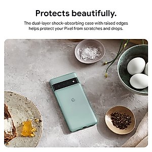 Google Pixel 6 Pro Case - Phone Case with Dual-Layer Shock-Absorbing Protection - Soft Sage