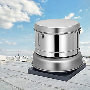 VEVOR 2400 CFM Roof Fan Up-blast Restaurant Exhaust Fan High Speed Direct Drive Up-blast Exhaust Fan 250W