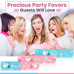 Super Cute, Water-Resistant, It's a Boy Water Bottle Baby Label 24 PK. Unique Stork Party Favor Designs. Durable, Blue Favors for Showers, Sprinkles or Gender Reveals. Great Drink Labels Guests Love