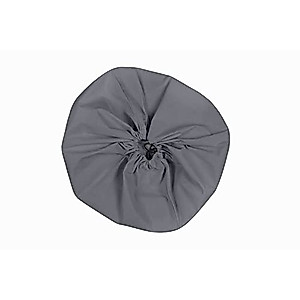 Gratico Laundry Bag Canvas|Dirty Clothes Travel Laundry Bag|Machine Washable|Reusable College Hostel Hamper Liner Bag Garments Delicates Drawstring Closure 1 Pack Grey Color|Size 28X36 Inches