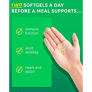 Zenwise Health Vegan Omega 3 Supplement for Women and Men from Marine Algae Oil with DHA & EPA - Plant Powered Fish Oil Alternative, Sustainably Sourced for Heart, Eye & Joint Health -120 CT