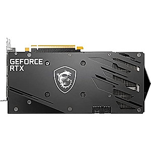 MSI Gaming GeForce RTX 3060 Ti LHR 8GB GDRR6 256-Bit HDMI/DP Nvlink Torx Fan 4 RGB Ampere Architecture OC Graphics Card (RTX 3060 Ti Gaming X 8G LHR) (Renewed)