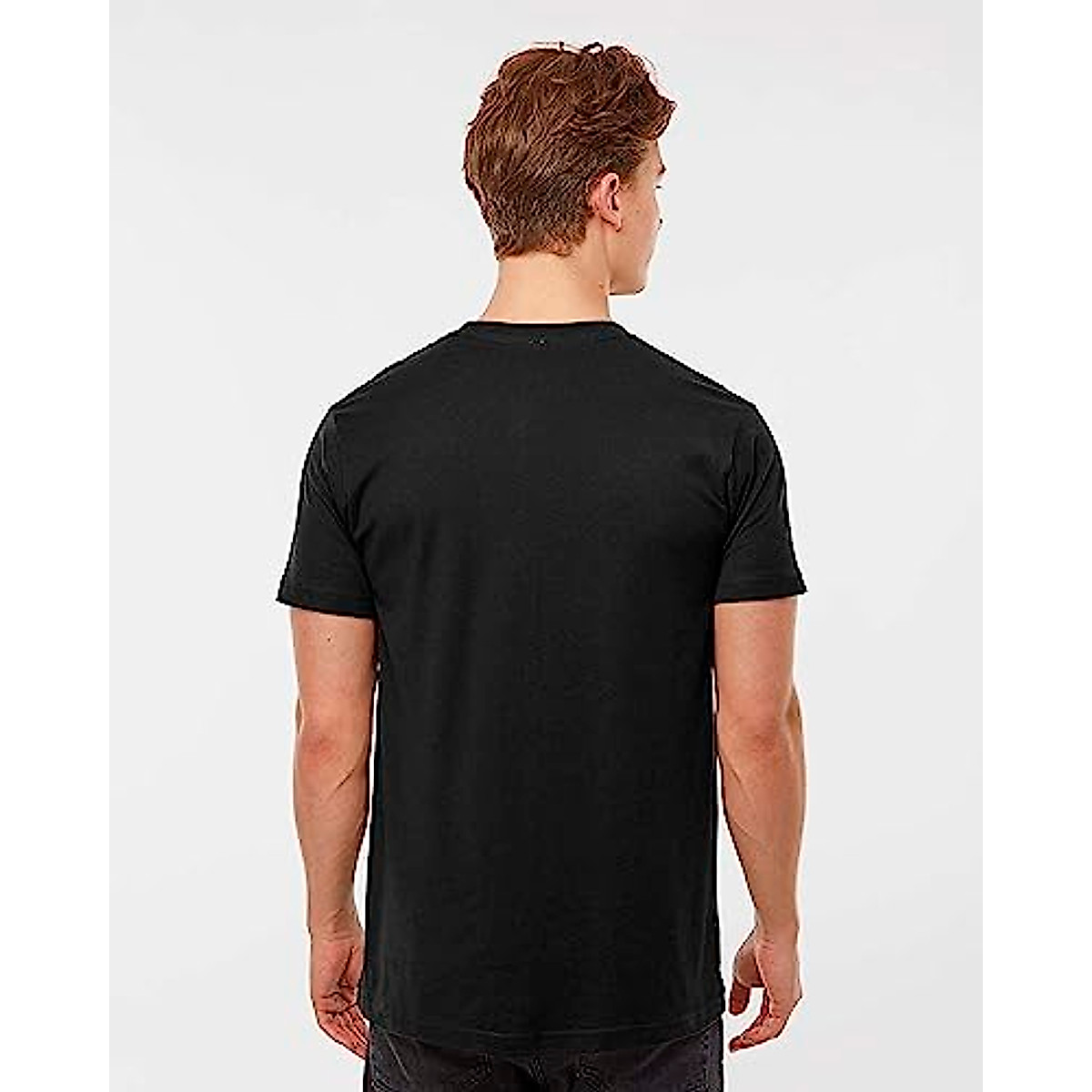 Tultex 202 - Unisex Fine Jersey Tee (Extra Large, Black)