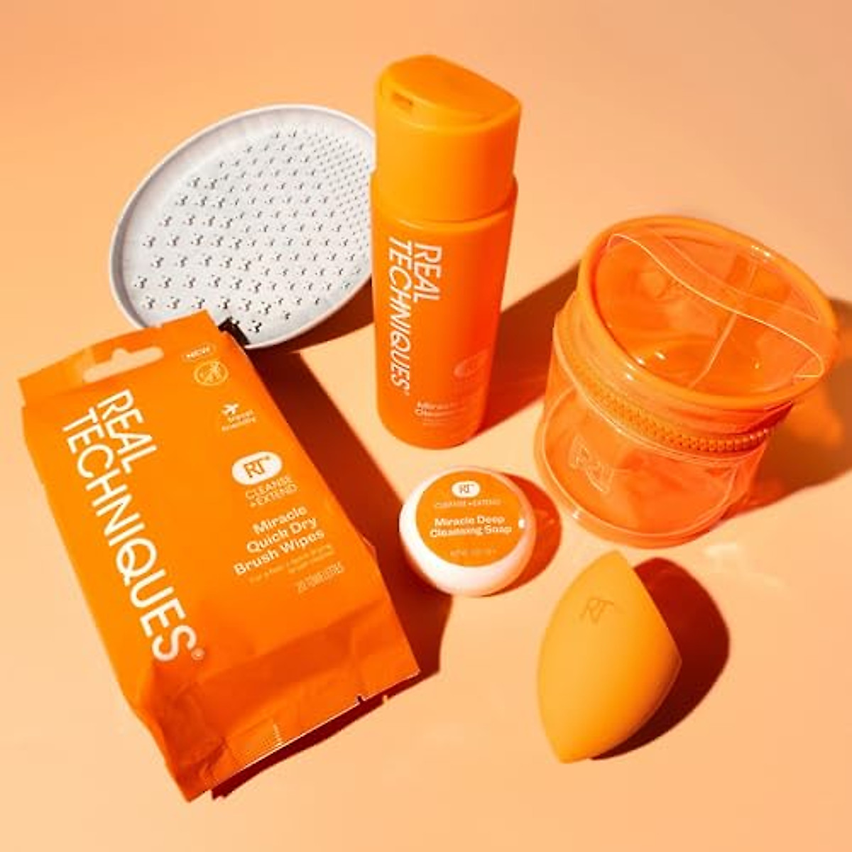 Real Techniques Miracle Brush Cleansing Palette, 1 Count