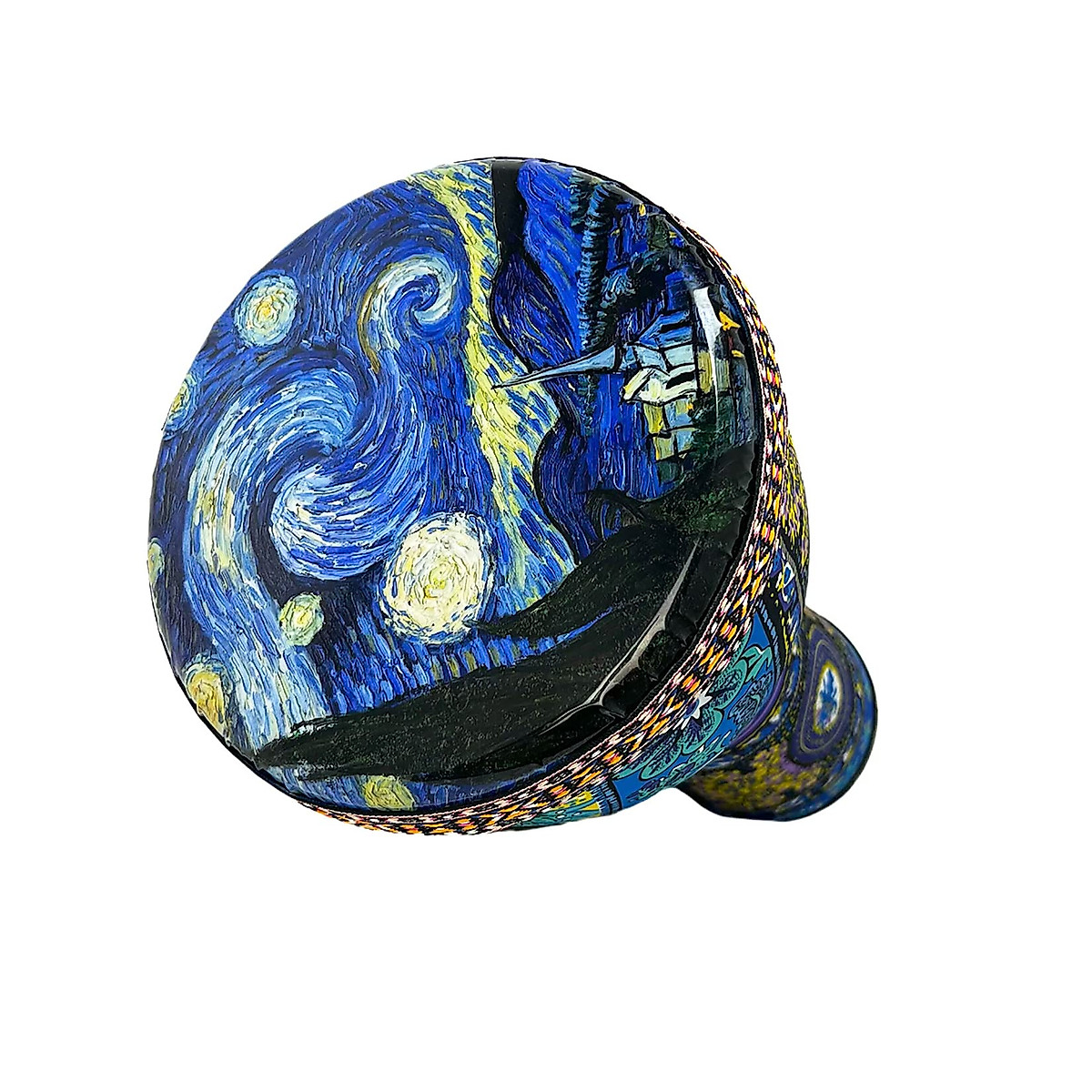 RUOSWTE Djembe Drum,Drum Circles,Africa Drums, West African Style, Bongos，Music Healing Instrument (A)