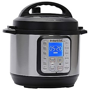 Instant Pot Duo Plus 9-in-1 Electric Pressure Cooker, Slow Cooker, Rice Cooker, Steamer, Sauté, Yogurt Maker, Warmer & Sterilizer, Includes App With Over 800 Recipes, Stainless Steel, 3 Quart