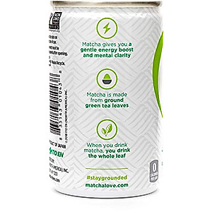 Matcha Love Green Tea Unsweetened Energy Shots, 5.2 Oz, Pack of 20