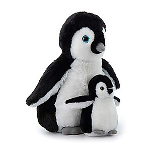 The Petting Zoo Softee Penguin Stuffed Animals, Mom and Baby, Gifts for Kids, Penguin Plush Toy 12 inches