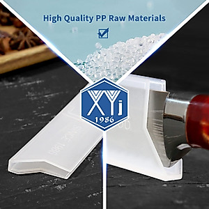XYJ Universal Knife Guards,Plastic Chef Knives Sheath Holder,Cleaver Cover,Kitchen Knives Sleeves Case Great For Drawer Knife Roll (10 x 1.5 Inch)