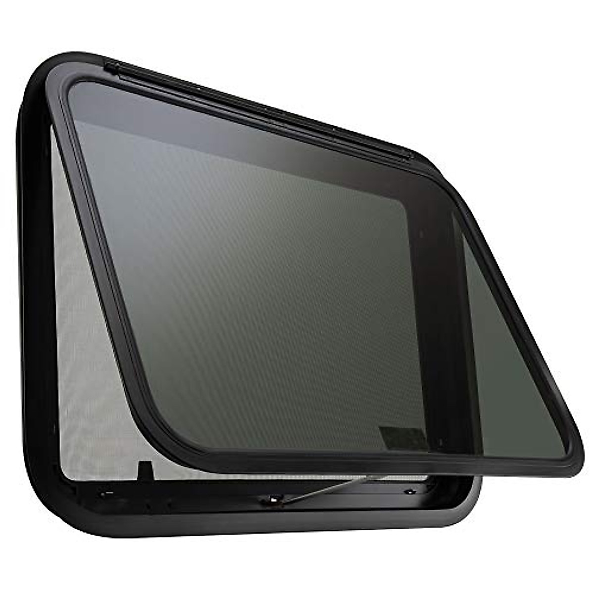 RecPro RV Exit Window 30" W x 22" H Optional Trim | RV Window Replacement (with Trim Ring) | Made in USA
