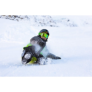 Gizmo Riders Skidrifter by Plastkon Snow Slope Racer Snow Sled for Kids or Adults with Advanced Manual Stability Program Button in Pink