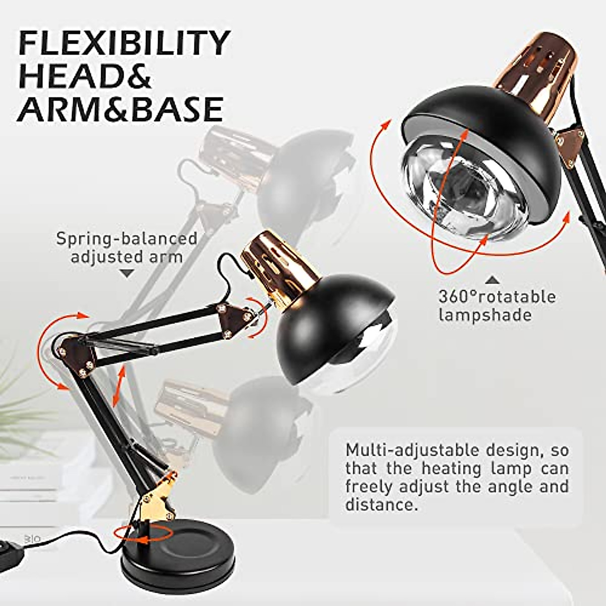 DUEBEL Heat Lamp for Food, Pretzel Warmer, Portable Catering Food Warmer for Buffet, Catering, Restaurant, Parties, Holidays and Entertaining, Concession Stand Supplies