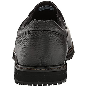 Dr. Scholl's Shoes Men's Winder II Slip Resistant Work Loafer,Black Leather,11.5 Wide