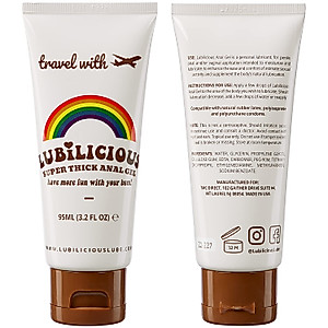 Lubilicious 3.2 oz Jelly Lube Tube – Personal Lubricant, Water Based Lube for Women, Lubricants for Privacy Water Base, Water Lubricants for Privacy, Smooth Jelly Lube Formula