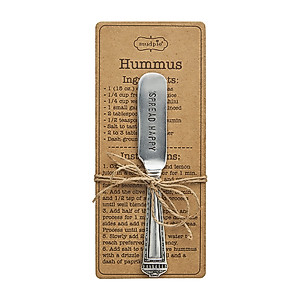 Mud Pie Recipe Spreader Set, 5.5", Hummus
