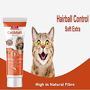 Bio Pet Active CatiMalt +Plus All Natural Hairball Remedy for Cats with Tasty Pumpkin Flavor