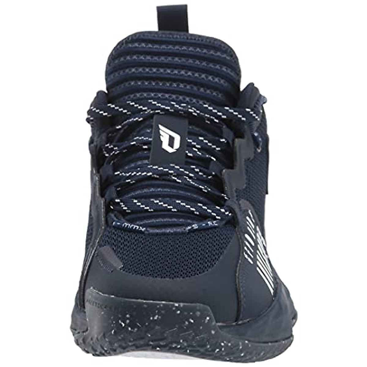 adidas Unisex Dame 7 Extply Basketball Shoe, Team Navy Blue/White/Team Navy Blue, 11 US Men