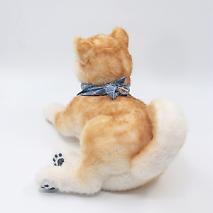 Chongker Dog Stuffed Animals Shiba Inu Dog Plush - Handmade Realistic Dog Toy,Cuddly Plush Puppy Companion Pet