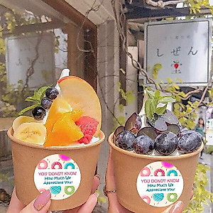 Donut Know How Much We Appreciate You Stickers,Donut Appreciation Stickers,1.5 Inch Teacher,Staff,or Employee Appreciation Thank You Sticker,Great for Envelope Seals and Gift Bags