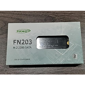 Fikwot FN203 M.2 SATA SSD - SLC Cache 3D NAND TLC SATA III 6Gb/s M.2 2280 NGFF Internal Solid State Drive, Up to 550MB/s, Compatible with Ultrabooks, Tablet Computers and Mini PCs (512GB)