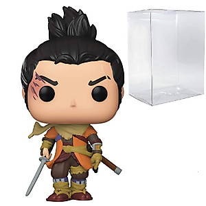 POP Sekiro - Sekiro Funko Pop! Vinyl Figure (Bundled with Compatible Pop Box Protector Case), Multicolored, 3.75 inches