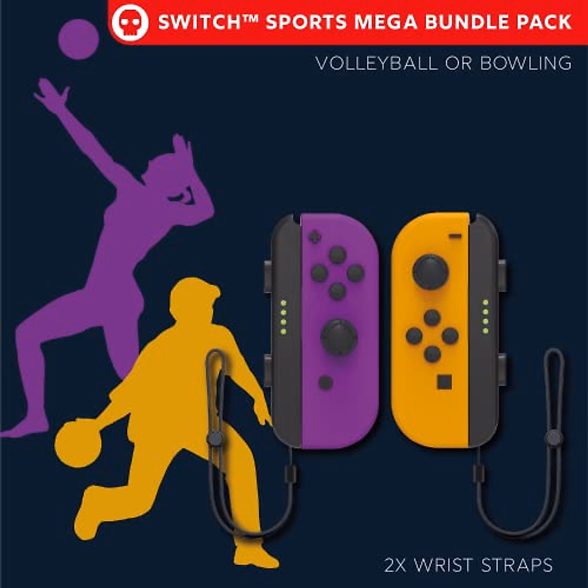 Numskull Nintendo Switch Sports Pack Mega Bundle - Designed For OLED Lite Console Users - Golf Clubs, Arm Bands, Rackets And More - Gamer Controller Accessory