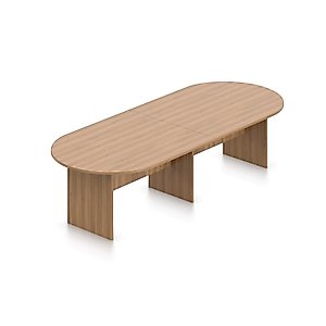 GOF 6FT, 8FT, 10FT Conference Table & Chairs (G11343B) Set, Dark Cherry, Espresso, Mahogany, Walnut, Artisan Grey (10ft Table Only, Walnut)