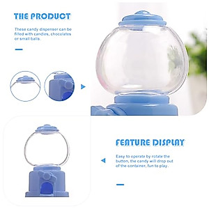 NOLITOY Plastic Gumball Machines machine bubble gum automatic winning prize vending machine mini gumball machine candy Gumball Machines for Gumballs Model