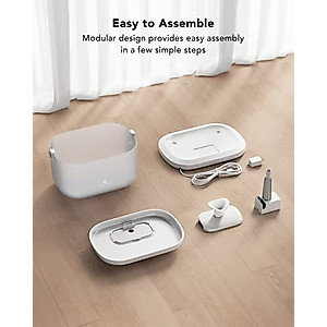 PETLIBRO 8 Packs Replacement Filters for Dockstream Cat Water Fountain PLWF005 PLWF115 PLWF105, 4 Months Set of Replacement Filters for Ultra Quiet Pet Water Fountain,Light White