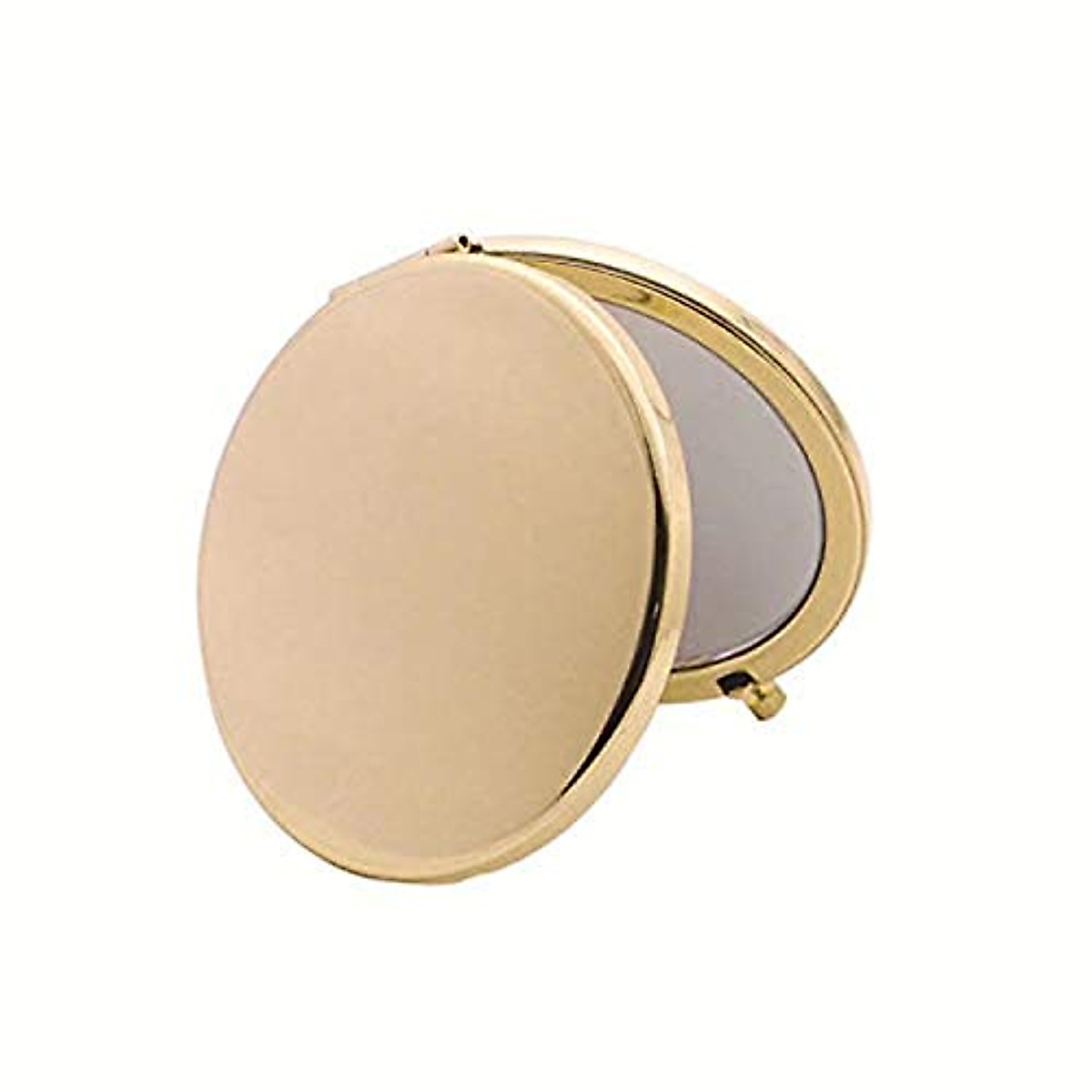 MIHAGUTY Magnifying Compact Mirror for Purses with 2 x 1x Magnification, Folding Mini Pocket Double Sided Travel Makeup Mirror, Perfect for Purse, Pocket