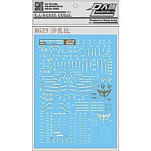 ANSAI Decal Decals RG 1/144 MSN-04 SAZABI DIY Modeling Decals