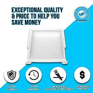 UPGRADED Lifetime Appliance W10276341 Glass Shelf Compatible with Whirlpool Refrigerator - WPW10276341