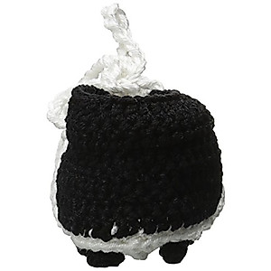 Jefferies Socks Baby-Boys Soccer Cleats Crochet Bootie, Black, Newborn