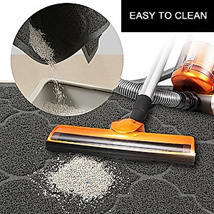 Cat Litter Mat, XL Super Size, Phthalate Free, Easy to Clean, 46x35 Inches, Durable, Soft on Paws, Large Litter Mat.