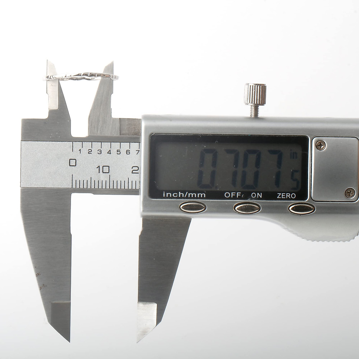 Kakikaki 925 Sterling Silver Minimalist Hammered Textured Thin Knuckle Midi Stacking Rings