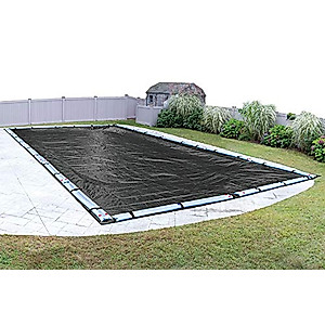 Robelle 402545R Dura-Guard Mesh Winter Pool Cover for In-Ground Swimming Pools, 25 x 45-ft. In-Ground Pool