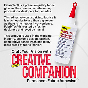 Beacon Fabri-Tac Permanent Adhesive, 4-Ounce (FT4D),1123-34