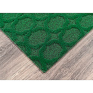 Garland Rug Garden Trellis 4 ft. x 6 ft. Indoor/Outdoor Area Rug Green