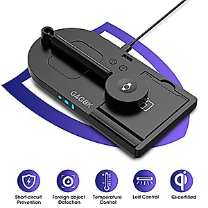 Wireless Charger Samsung, 3 in 1 Flodable Wireless Charging Station for Samsung Galaxy S22/S21/S20, Z Flip, Z Fold Series, Samsung Watch Charger for Galaxy Watch 5/4/3/Active 2, Galaxy Buds 2/Pro/+