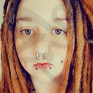 ZS Surgical Steel Spiked Horseshoe Circular Barbell, 00G 0G 2G 4G 6G 8G 12G 16G PA Rings, CBR Nose Septum Nipple Tragus Lip Ear Body Piercing Jewelry (Sliver,6G,16mm)