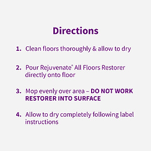 Rejuvenate All Floors Restorer and Polish Fills in Scratches Protects & Restores Shine No Sanding Required (32 oz)