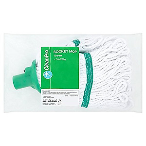 Clean Pro Socket Mop Replacement Head Green 200g