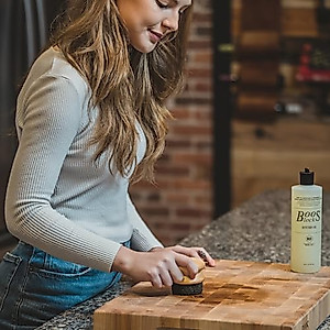 John Boos 16 fl oz Oil & Applicator Wooden Cutting Board Care Set (Open Box)