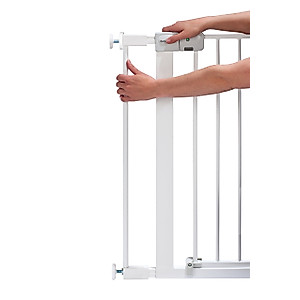 Safety 1st 24284310 Treppenschutzgitter Verlängerung für Quick Close Plus, Quick Close ST, Auto Close, Easy Close Deco und Easy Close Metal, 7 cm, weiß