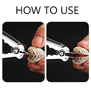 Crab Crackers, Donuts NutCracker Walnut Cracker Heavy Duty Shell Cracker Seafood Pecan Walnut Opener Tool for Home Kitchen Party Tools