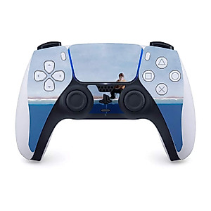 ITS A Skin Skins Compatible with Sony Playstation 5 Console Disc Edition - Protective Decal Overlay Stickers wrap Cover - Great White Under Boat