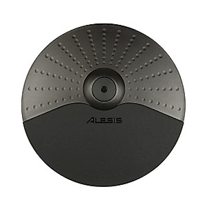 Alesis Surge/Command 10 Inch Cymbal with Choke, 21 Inch Cymbal Arm, Clamp and Silverline Audio 10ft Connection Cable Bundle