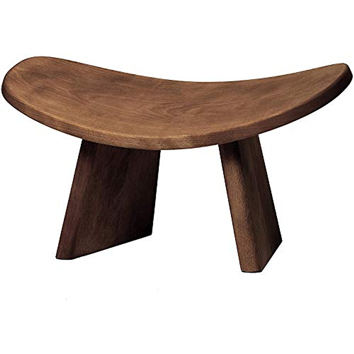 BLUECONY Meditation Bench IKUKO Basic, Preassembled Version, Wooden Kneeling Ergonomic Seiza - Solid Wood Dark Walnut, High Height (8" or 20 cm)